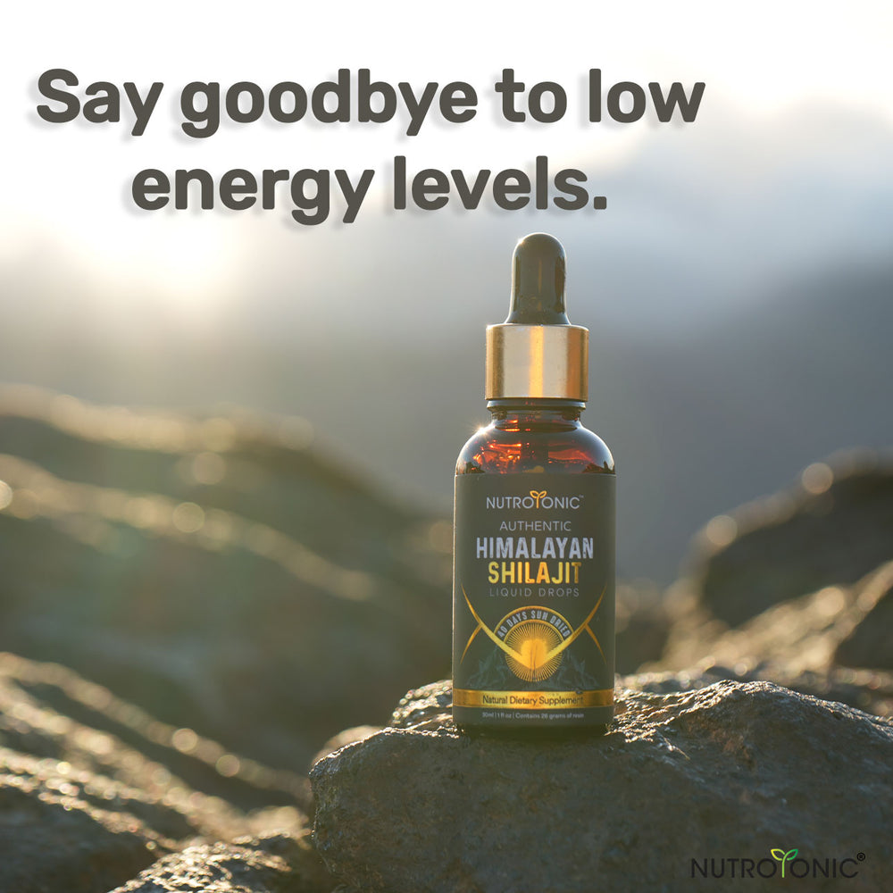 Authentic Himalayan Shilajit® Liquid Drops by NutroTonic®– NUTROTONIC
